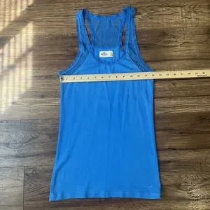 Hollister | Tops | Vintage Hollister Y2k Lace Cami Blue Womens Large ...